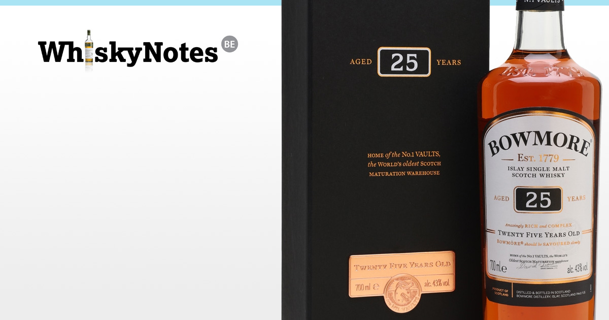 Bowmore 25 Year Old single malt | WhiskyNotes review