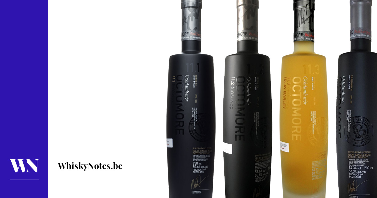 Octomore 11.1 / 11.2 / 11.3 / 10 Years | WhiskyNotes review