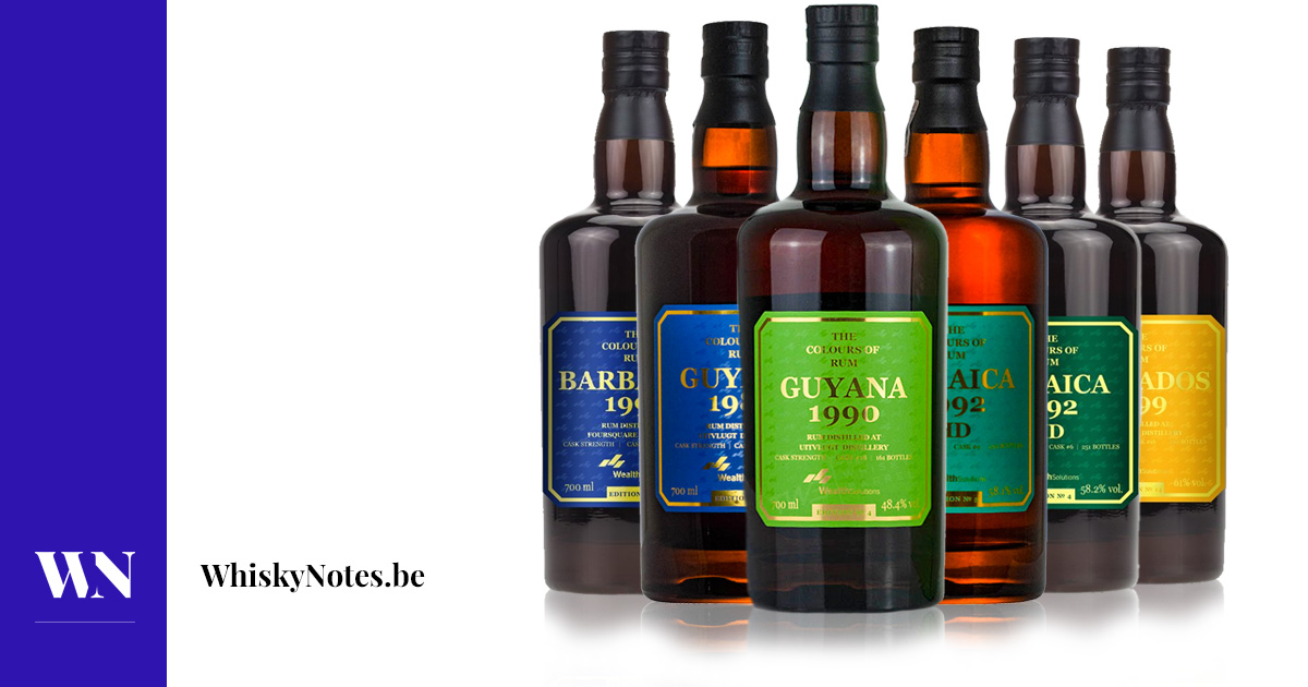 Uitvlugt 1989+90, HD 1992, Foursquare 1999 (Colours of Rum)