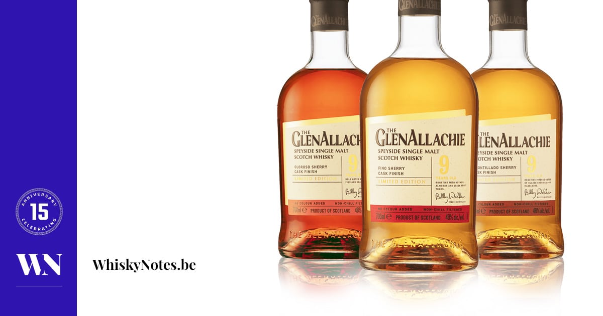 GlenAllachie Sherry Cask: Fino / Amontillado / Oloroso