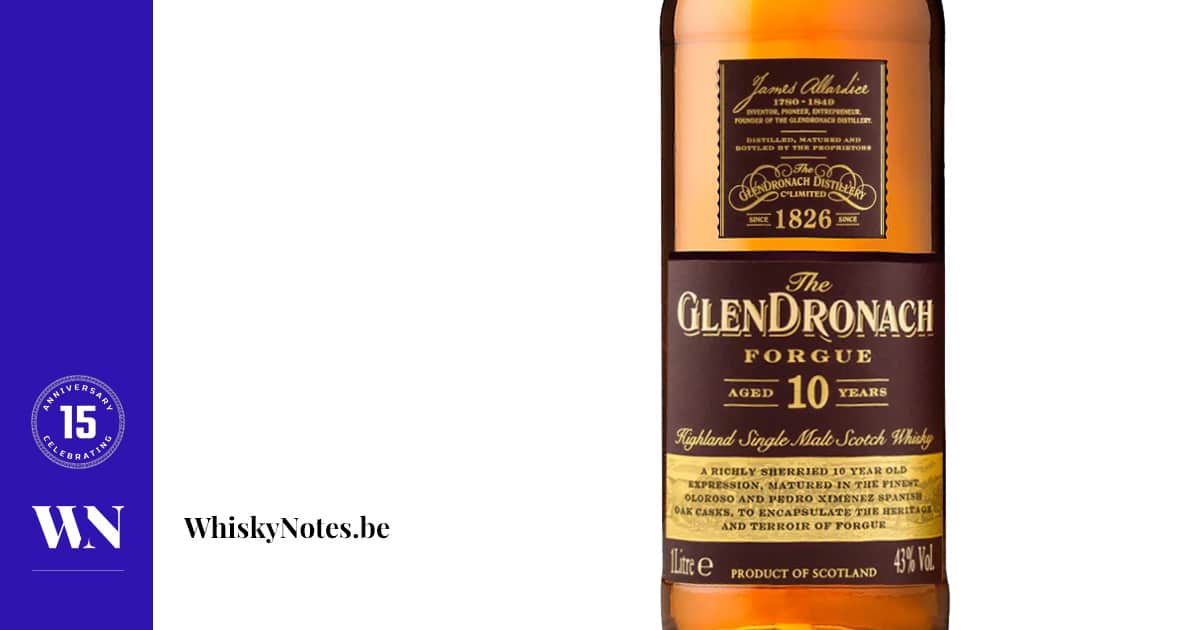 GlenDronach Forgue 10 Year Old (2024) | WhiskyNotes review