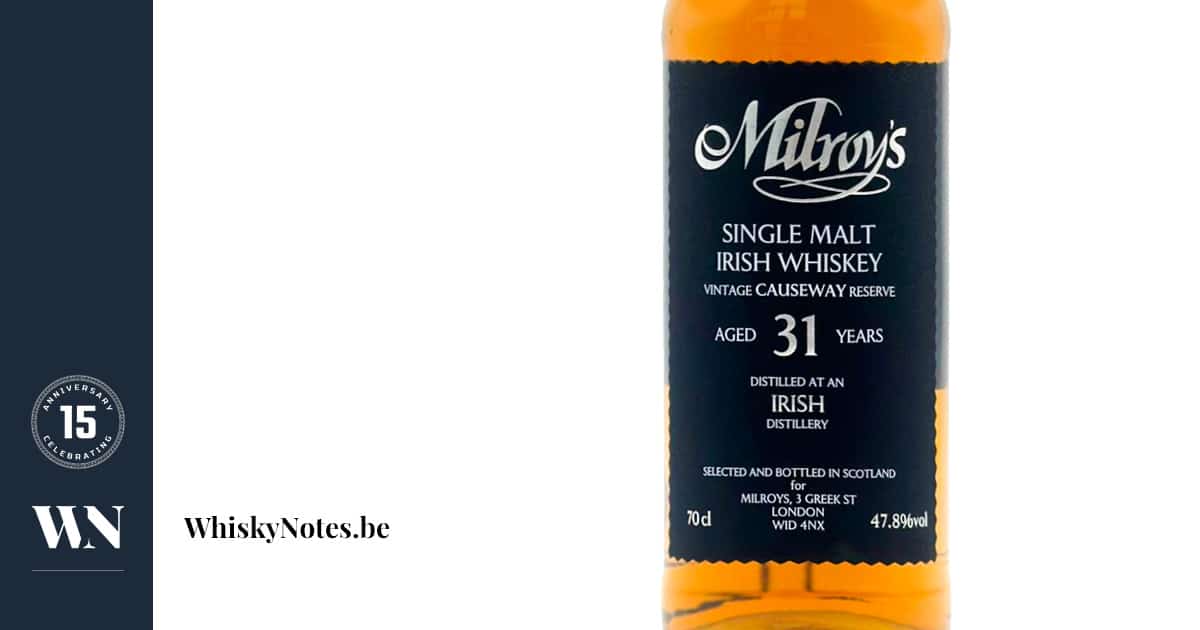 Irish Single Malt 1991 (Milroy’s Vintage Reserve) review
