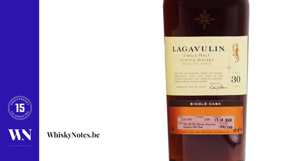 Lagavulin 1991 Casks of Distinction #2500 | whisky review