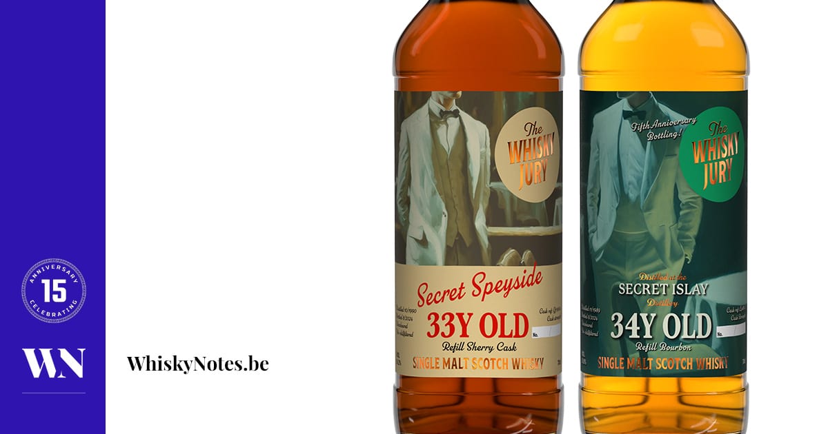 Secret Speyside 1990 / Secret Islay 1989 (The Whisky Jury)