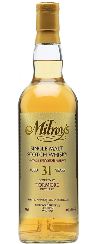 Milroy’s: Springbank, Tormore, Craigellachie, Allt-a-Bhainne