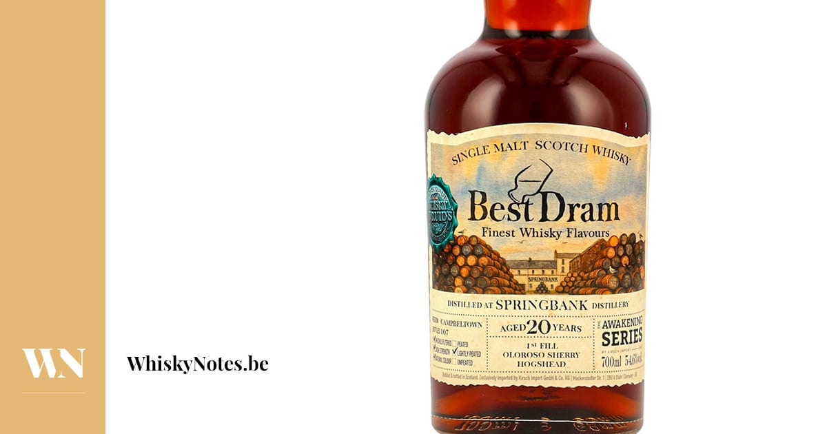 Springbank 20 Years Oloroso – Best Dram (Awakening series)